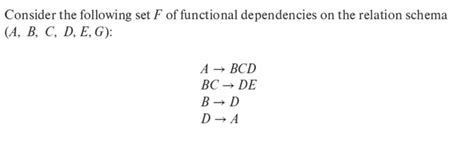solved using the functional dependencies normalize th