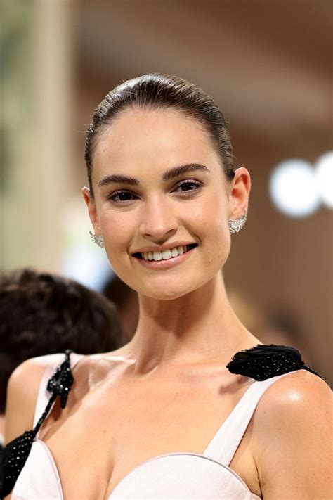 Lily James Stuns In Pink Gown At 2024 Met Gala CelebMafia