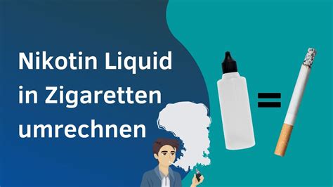 Nikotin Liquid In Zigaretten Umrechnen Steamshots Youtube