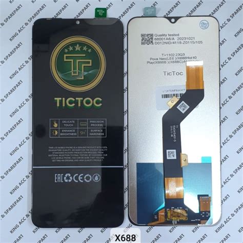 Jual ORIGINAL TICTOC LCD TOUCHSCREEN INFINIX HOT 10 PLAY HOT 11