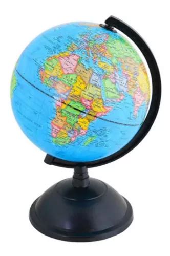 Globo Terráqueo Giratorio Con Base Mapamundi Cuotas sin interés