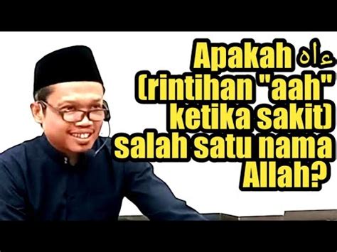 Eps 6 Syarh Risalah Ibn Asakir Apakah Aah Rintihan Ketika Sakit