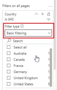 Filters And Types Of Filtering In Power BI Blogs Perficient