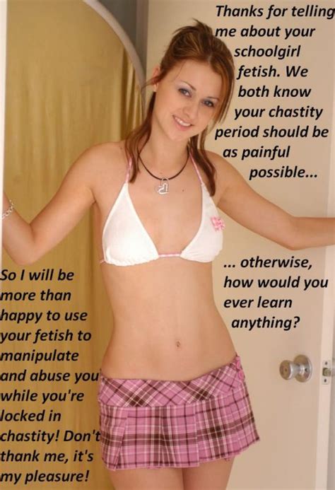 Schoolgirl Femdom Chastity Captions Xxgasm