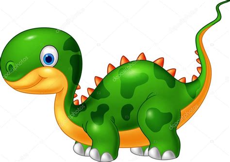 Desenho Animado Dinossauro Bonito Vetor De Tigatelu 76881731