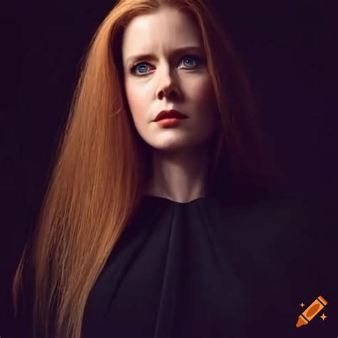 Amy Adams Getting Hair Cut On A Talk Show Set On Craiyon