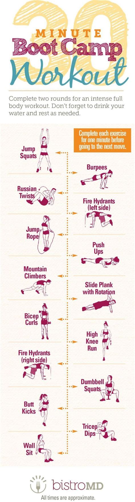 30 Minute Boot Camp Workout Add This Quick Workout Into Your Weekly