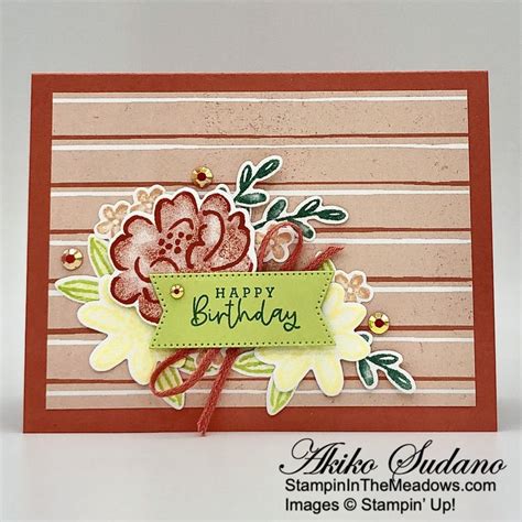 Stampin Up Darling Details For The Happy Inkin Thursday Blog Hop