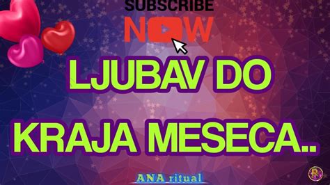 LJUBAV DO KRAJA MESECA Anaritual Tarot Tarotreading YouTube