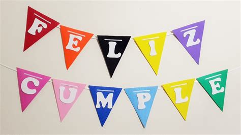 Banderin Personalizado feliz cumpleaños Cotillon Party
