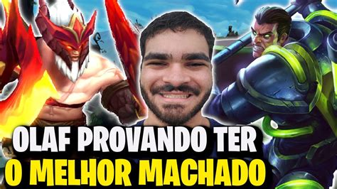 Olaf Provando Ter O Melhor Machado Olaf Vs Darius League Of