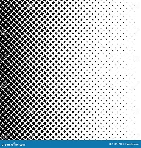 Halftone Square Dot Vector Texture Halftone Pattern Tone Background