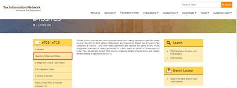 check status of tds tcs return statement on tin nsdl portal learn by quicko
