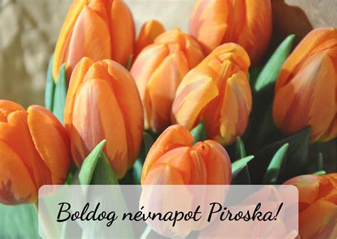 Piroska névnapi képeslap Képeslapküldő