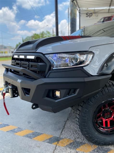 Parrilla Ford Ranger Tipo Raptor Negra Mate Directa Nue Mercado