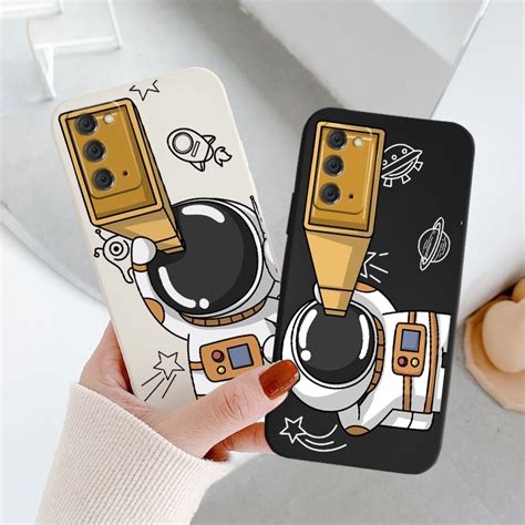Capa Flexível Anti Impacto Astronauta Stargazer Samsung Galaxy Note 20