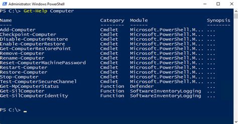 Searching For PowerShell Cmdlets With Get Help Windows Server 2016