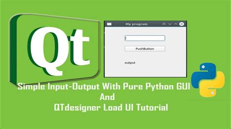 how to create gui app with qtdesigner load ui file with python3 programming pyqt5 pyqt6