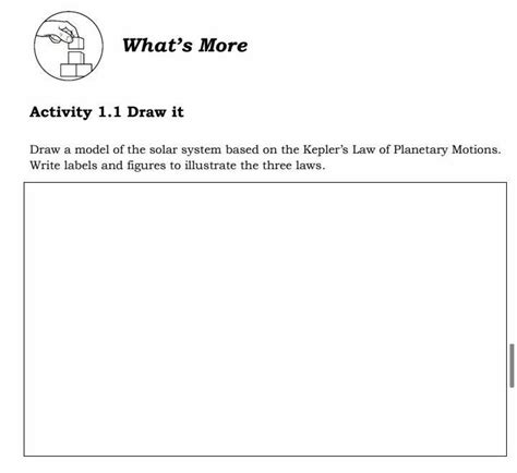 Draw A Model Of The Solar System Based On The Keplers Law Of Planetary