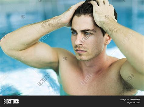 Man Touching His Hair Image Photo Free Trial Bigstock