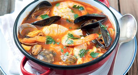 Soupe du pêcheur au safran Cuisson des aliments Recette poisson