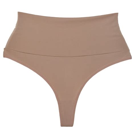 3 Calcinhas Modeladora Cós Alto Fio Dental Duplo kit Lingerie Cintura