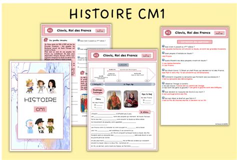 Voici Tout Mon Travail En Histoire CM1 Histoire Cm1 La Trousse De