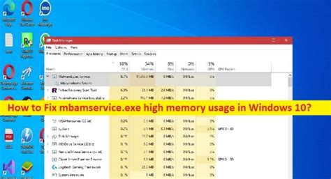 How To Fix Mbamservice Exe High Memory Usage Windows Steps Techs
