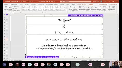 Irracionalidade de raiz de 2 e do número de Euler YouTube