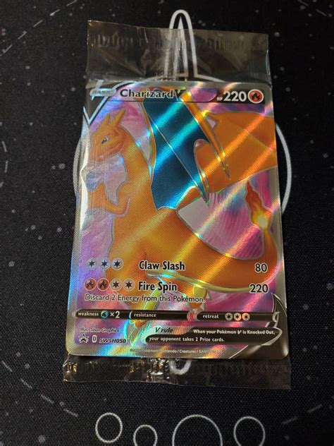Mavin Charizard V SWSH050 Full Art Ultra Rare Champions Path Black