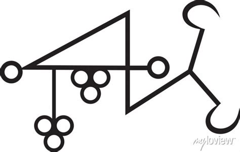 Vector Seal Of Marax Goetic Sigil Daemon Spirit From The Ancient Wall