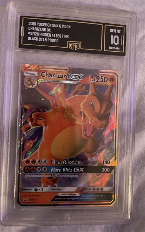 Mavin 2019 Pokemon SM Black Star Promo Hidden Fates SM211 Charizard