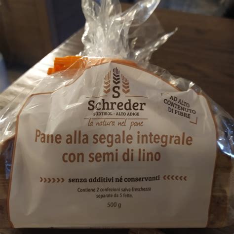Schreder SudTirol Alto Adige Pane Alle Segale Integrale Con Semi Di