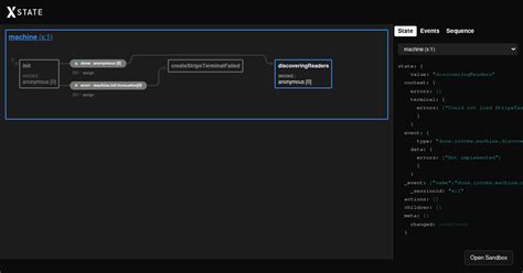 Terminal Settings Machine Repro Codesandbox
