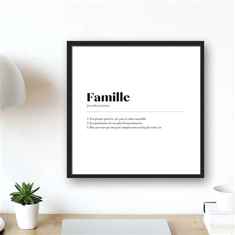 Poster Personnalis D Finition Famille Popcarte