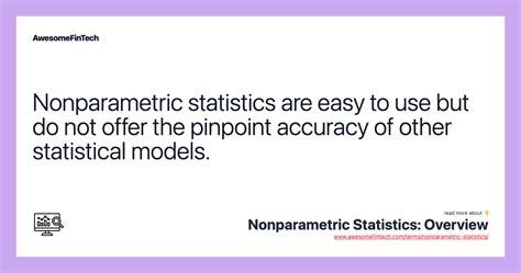 nonparametric statistics overview awesomefintech blog