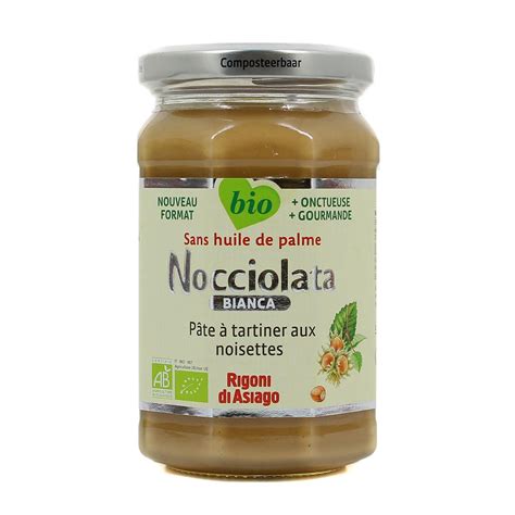 Rigoni Di Asiago P Te Tartiner Aux Noisettes Nocciolata Bianca Bio