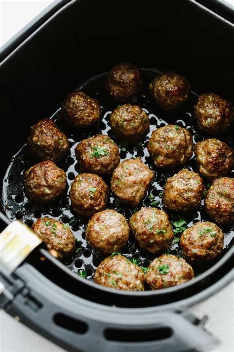 Quick And Easy Air Fryer Meatballs Recipe Cart