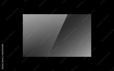 Transparent 16x10 Glass Reflect Effect Plastic Sheet Realistic Window
