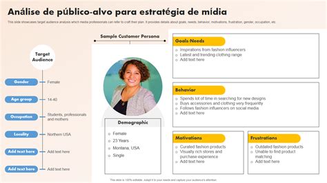 Os 5 principais modelos de análise de público alvo amostras e exemplos