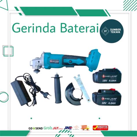 Jual Mesin Gerinda Baterai Tangan Cordless Angle Grinder BRUSHLESS