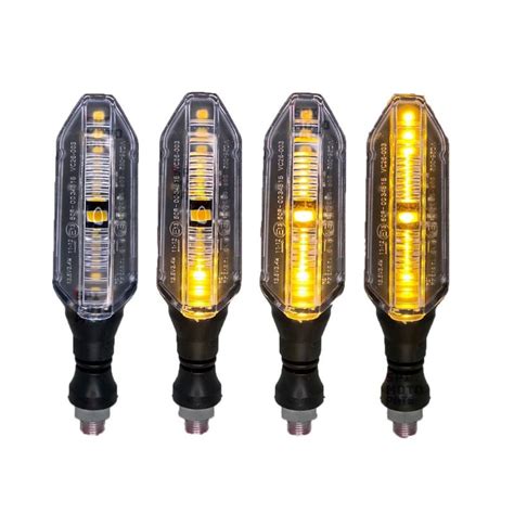 Kit 04 Piscas Slim Moto Seta Universal Led Sequencial Desconto no Preço