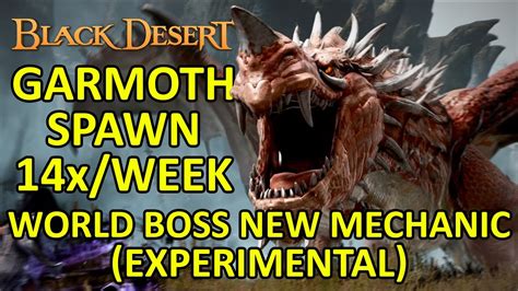 Garmoth Spawn 14x Week World Boss New Mechanic Nightveil Outfit