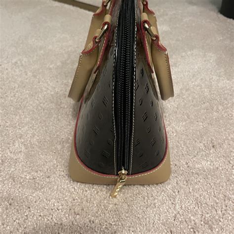 Louis Vuitton Women S Black And Tan Bag Depop