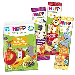HiPP Bio Riegel Früchte Freund Himbeer in Banane Apfel 23 g Amazon
