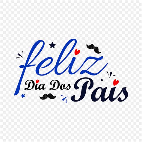 Feliz Dia Dos Pais 일러스트 벡터 Png 마음 디아 도스 직경 PNG 일러스트 및 벡터 에 대한 무료