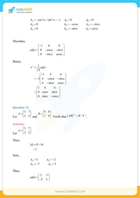 ncert solutions for class 12 maths chapter 4 exercise 4 5 determinants