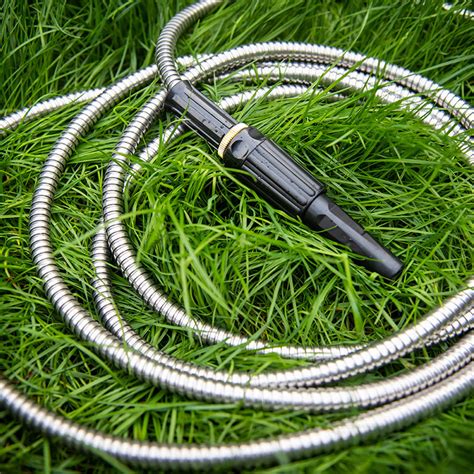 Tuyau D Arrosage Acier Inox Sans Pli Longueur 10m La Ferme De Manon