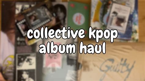 November Collective Album Haul Unboxing Ft Taemin Nct Seventeen