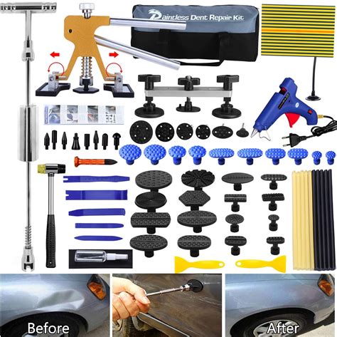 Amazon fr VEVOR Kit Débosselage Carrosserie 89PCS Outil de